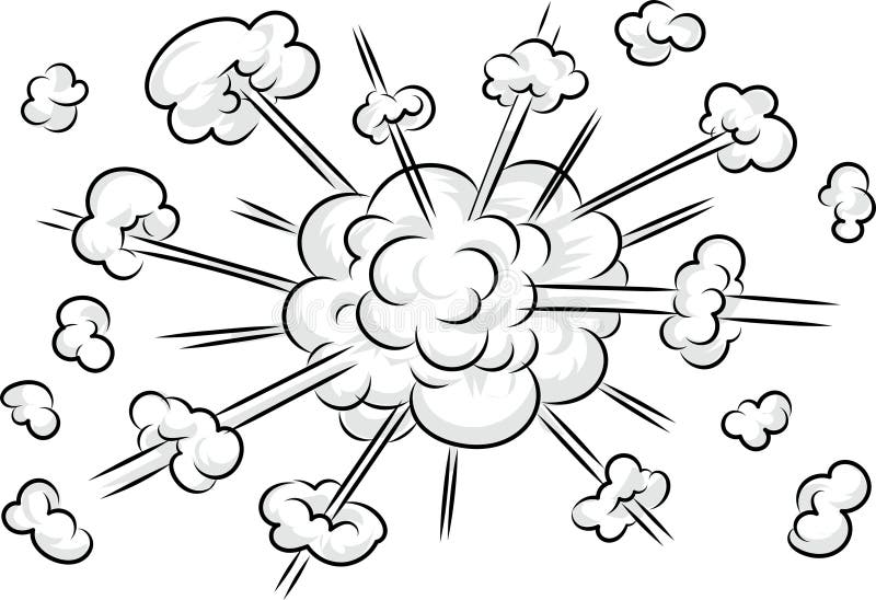Background with Boom Comic Book Explosion Stock Vector - Illustration ...