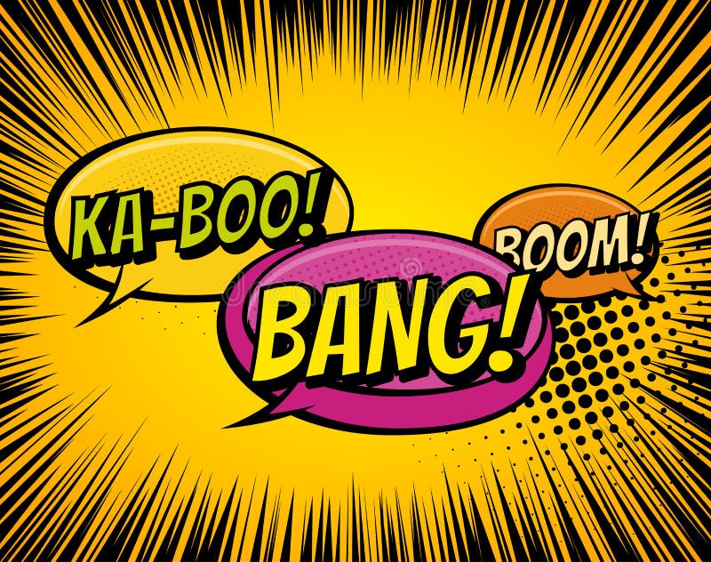 Boom. Comic Book Explosion Background Stock Vector - Illustration of ...
