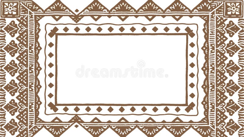 Background with Border and Frame for Design, Batik Design, Traditional ...