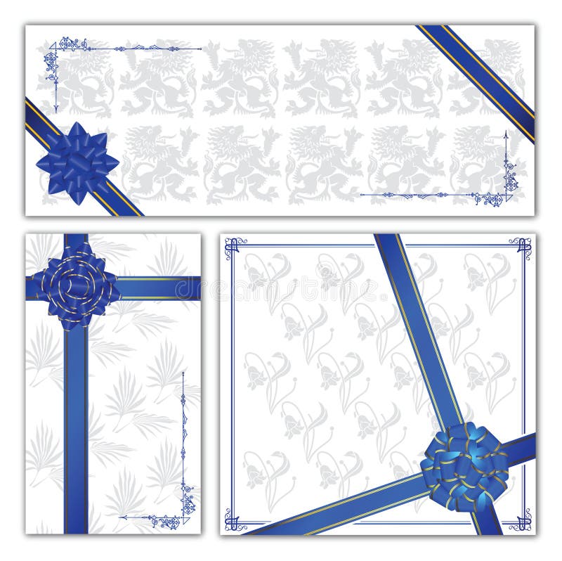 Background with bows stock vector. Illustration of emblem - 13118217