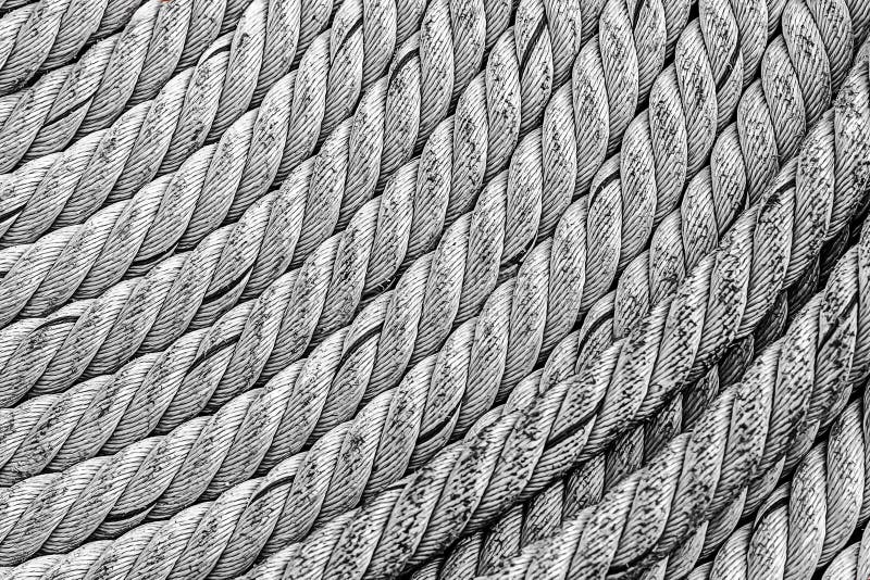 Background Braided Cotton Rope Cable Marine Twisted Gray Pattern Stock ...