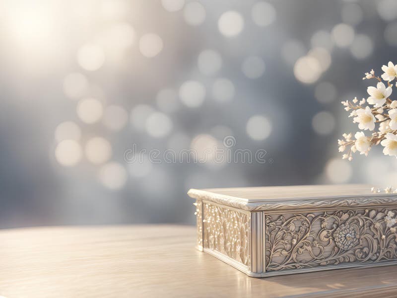 Background with Branches on Backdrop. AI Stock Illustration ...