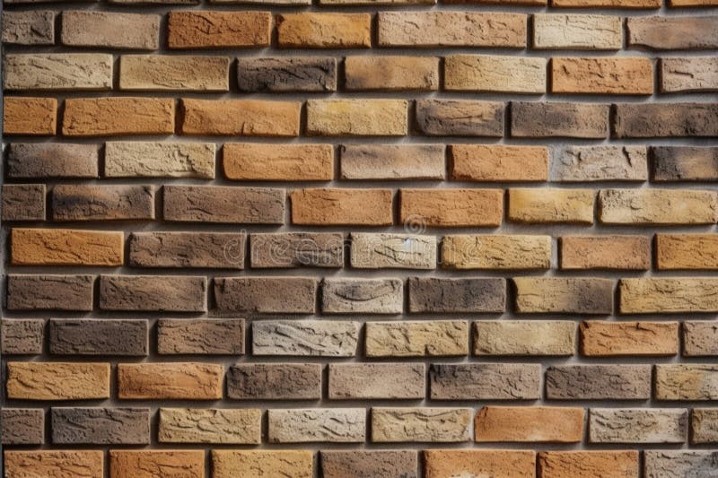 Ai Generative Background of Brick Wall Texture for Interior Exterior ...