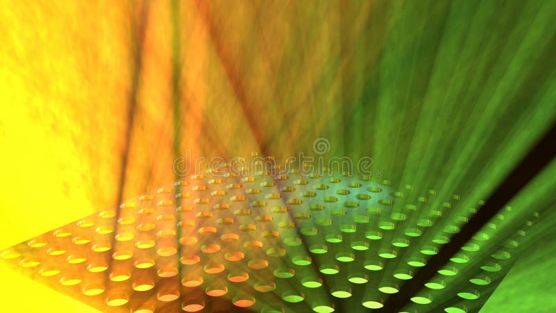 Colored Light Rays through a Grid Stock Illustration - Illustration of ...