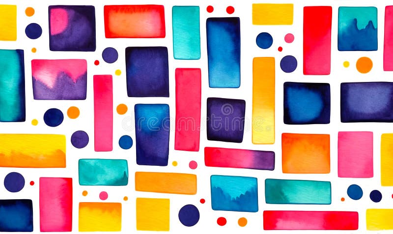 Background with Bright Colorful Shapes, Abstract Multicolor Pattern ...
