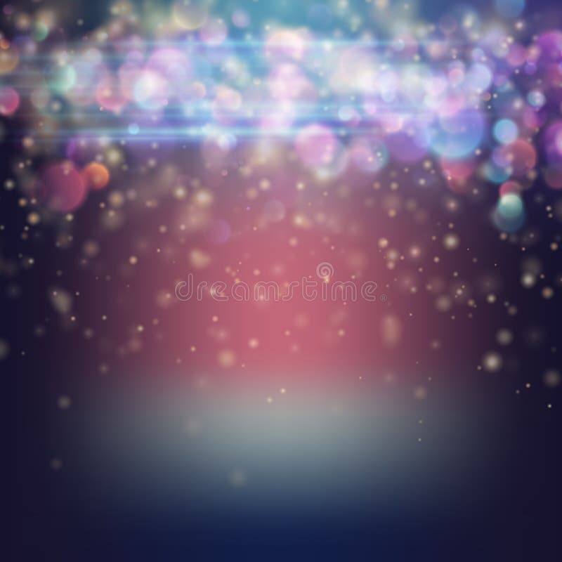 Background with Bright Magic Lights. EPS 10 Stock Vector - Illustration ...