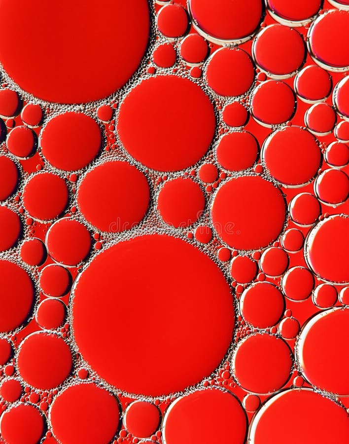 Background with Bright Red Bubbles. Stock Photo - Image of vivid ...