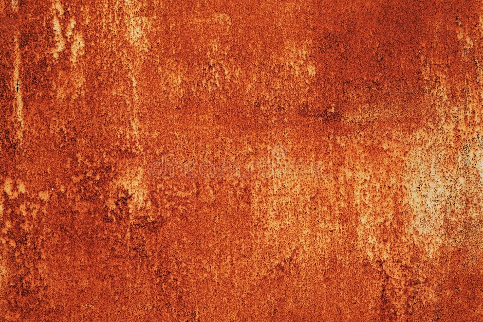 Bright Red-orange Iron Sheet. Rust Compound is an Iron Oxide Stock ...