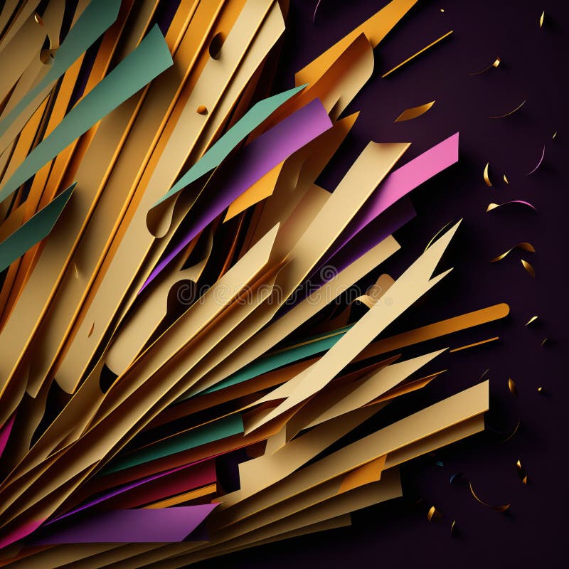 Background of Bright Repeating Lines Generative AI Stock Illustration ...