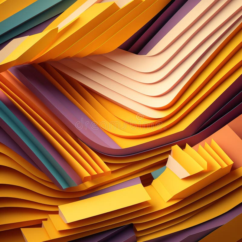 Background of Bright Repeating Lines Generative AI Stock Illustration ...