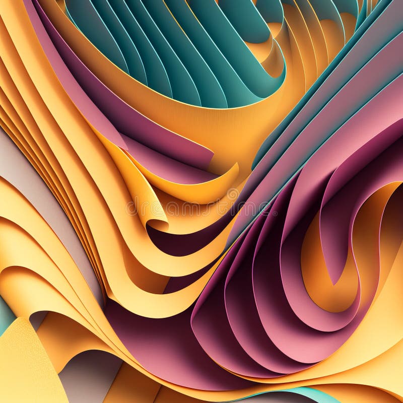 Background of Bright Repeating Lines Generative AI Stock Illustration ...