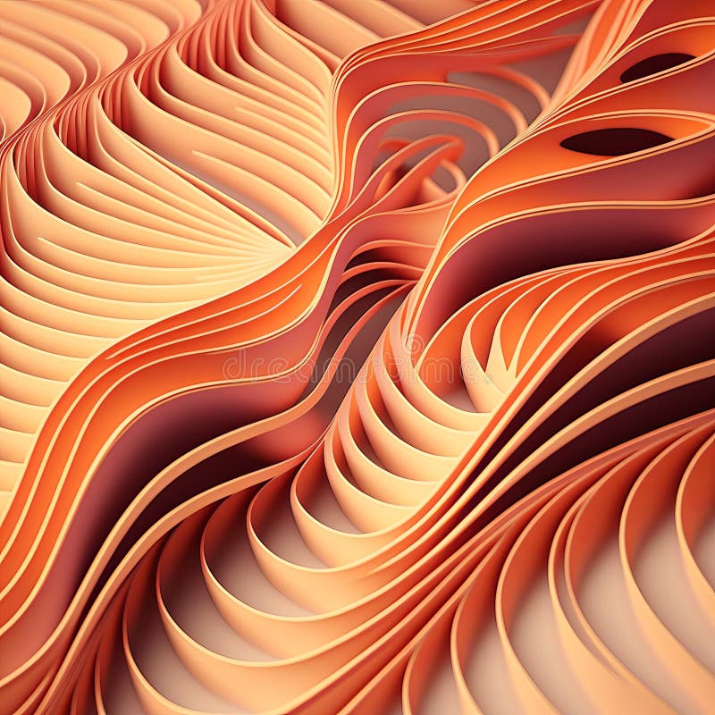 Background of Bright Repeating Lines Generative AI Stock Illustration ...