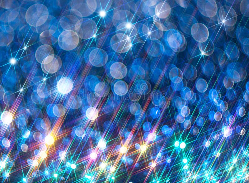 The Background Of The Bright Shining Rays On The Blue. Stock Image ...