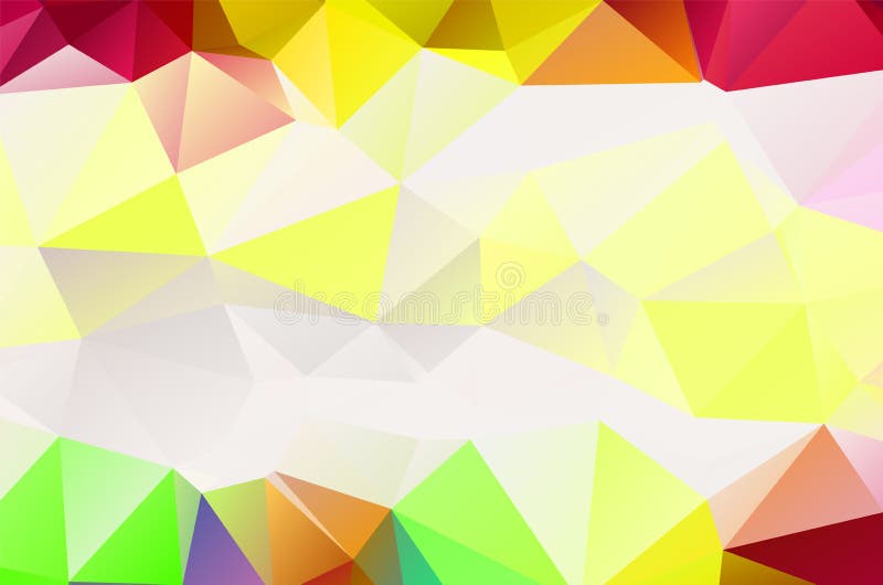 Background Bright Yellow Template Random Bright Colors Low Poly Stock ...