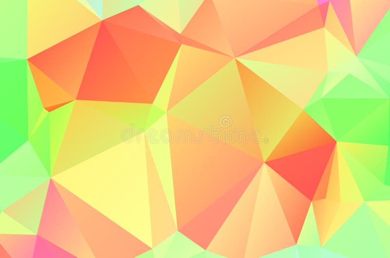 Background Bright Yellow Template Random Bright Colors Low Poly Stock ...