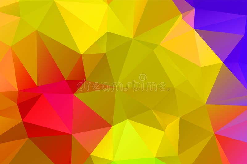 Background Bright Yellow Template Random Bright Colors Low Poly Stock ...