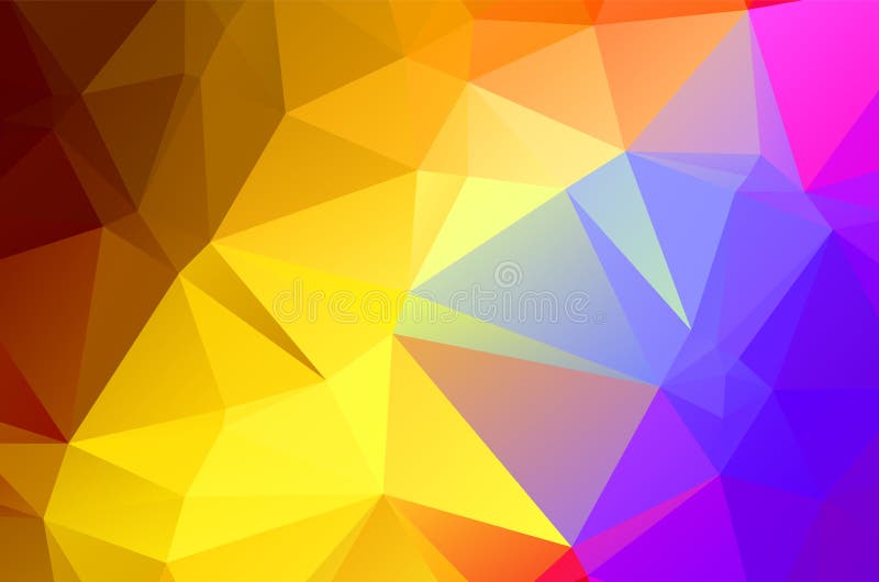 Background Bright Yellow Template Random Bright Colors Low Poly Stock ...