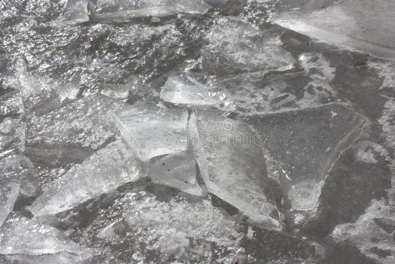Background of Broken Ice. Winter Stock Photo - Image of drink, white ...