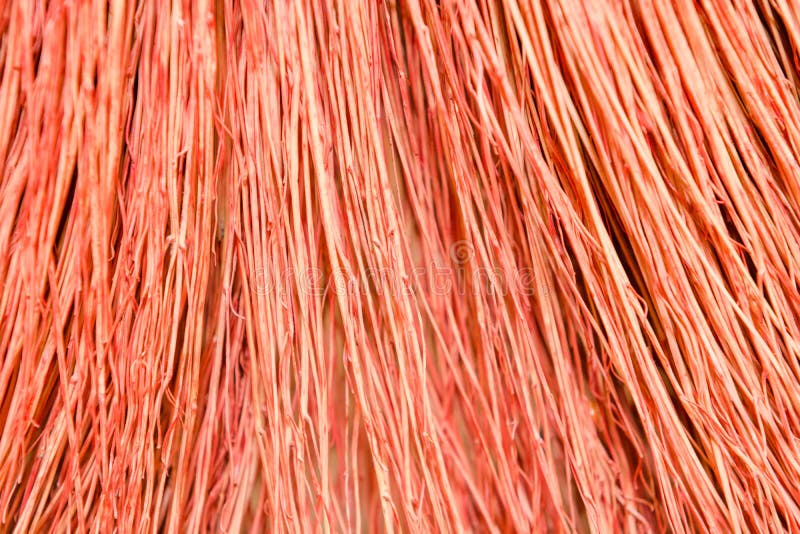 Background Broom Close Up. Broom Texture Red Broom Stock Photo - Image ...