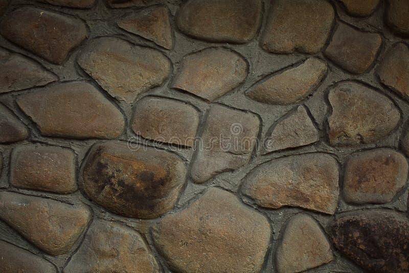 Background Brown Dark Texture Wall of Blocks Stock Photo - Image of ...