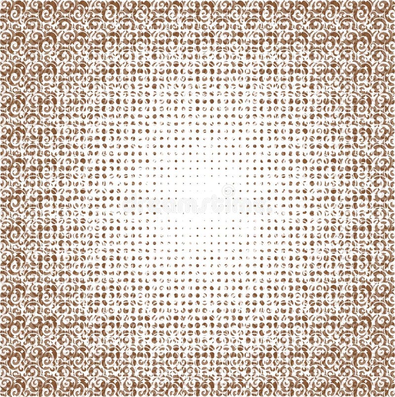 Background with Brown Dots on White Stock Illustration - Illustration ...