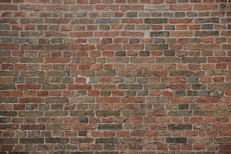 Background Brown Multicolored Dark Texture Wall of Blocks Stock Image ...