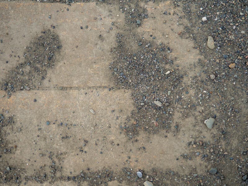 Background of Brown Tiles and Small Pebbles. Solid Material Pattern ...