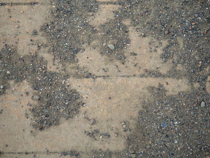 Background of Brown Tiles and Small Pebbles. Solid Material Pattern ...