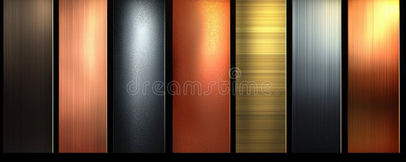 Background with Brushed Metal Texture and Shiny Lustrous Dark Silver ...