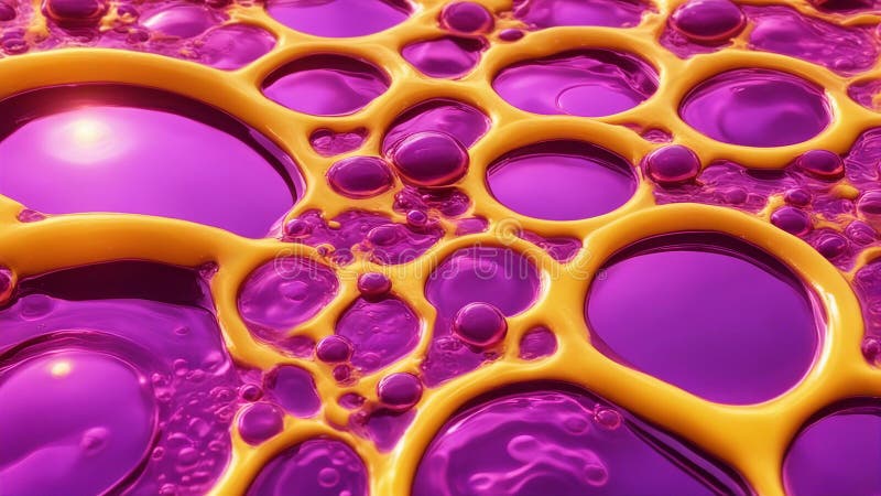 Background with Bubbles Summer Background with a Design of Water ...