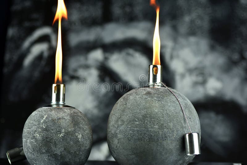 Background of a Buddha and Fire Stock Photo - Image of container, asian ...