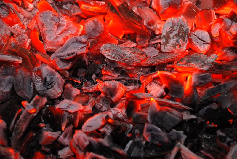 Background from the Burning Charcoal Stock Photo - Image of background ...