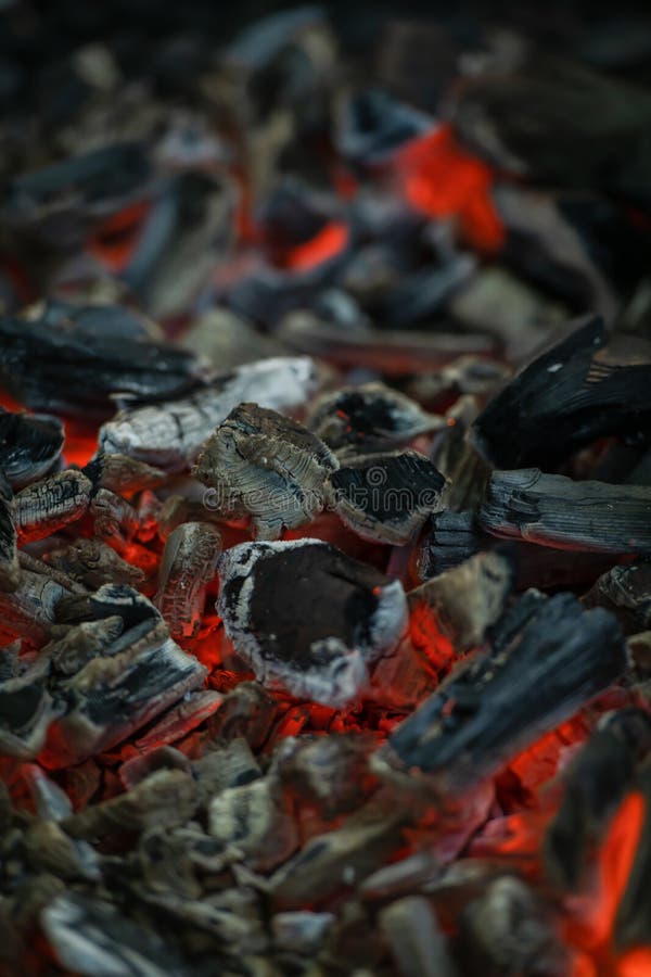 Background Burning Fire. Red Coals. Photo Texture with a Fire. Stock ...
