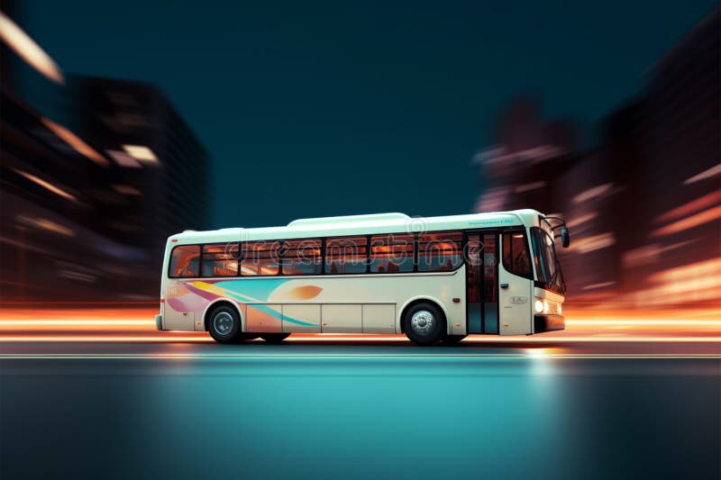 Background Bus Adds a Sense of Movement, Contributing To the Urban ...