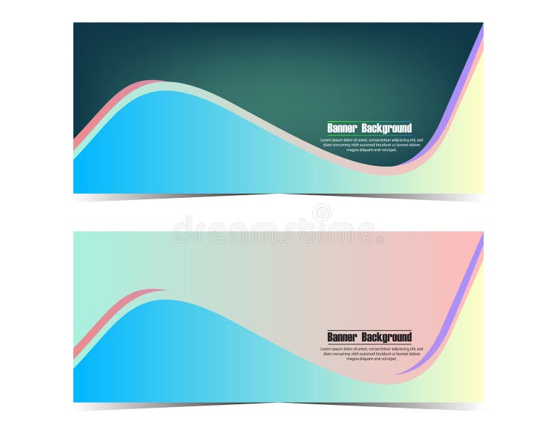 Background for Business Banner Template with Gradient Colors Stock ...