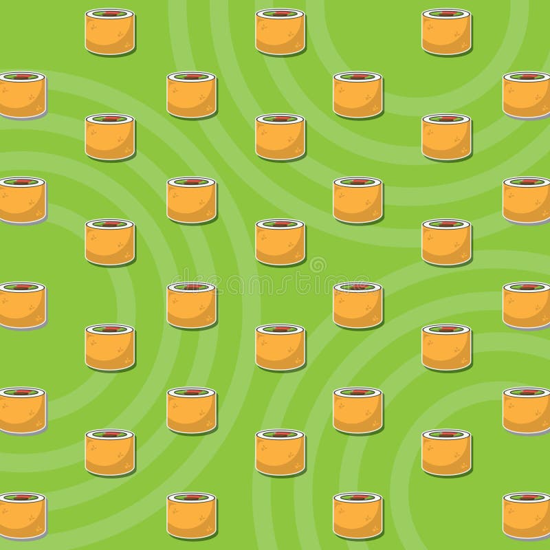 California Roll Sushi stock vector. Illustration of cook - 98040468