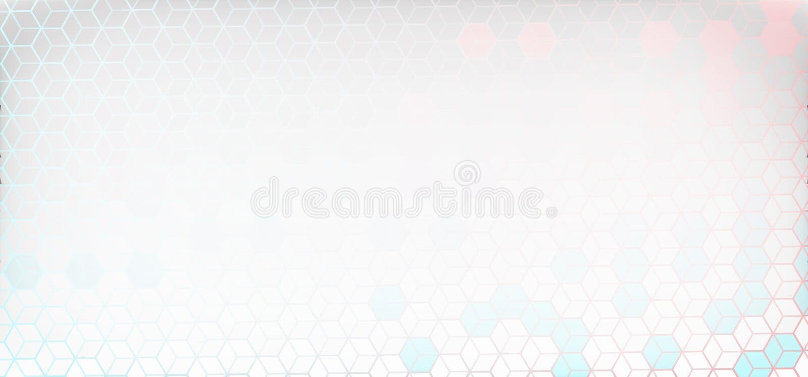 Background for Captions on the Video. Cube Hexagon Pattern Vector ...
