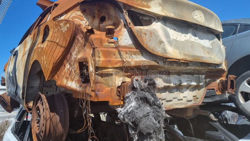 Background with a Car after a Traffic Accident. Jpeg Stock Photo ...