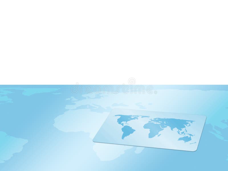 Background Card with World Map Stock Illustration - Illustration of ...
