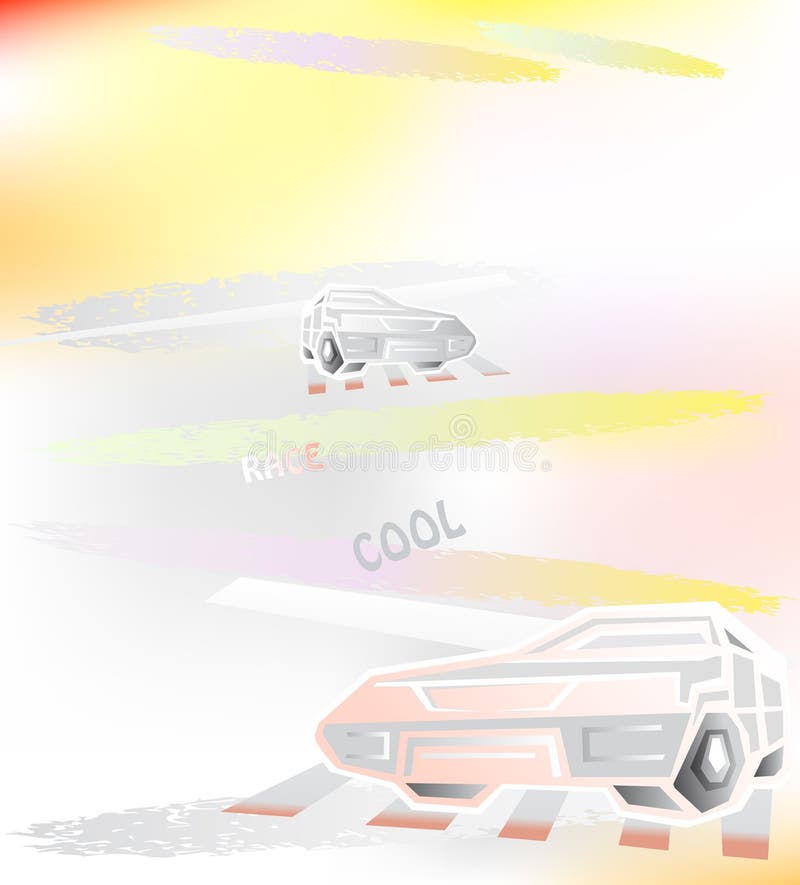 Background with cars stock vector. Illustration of imagery - 9646937