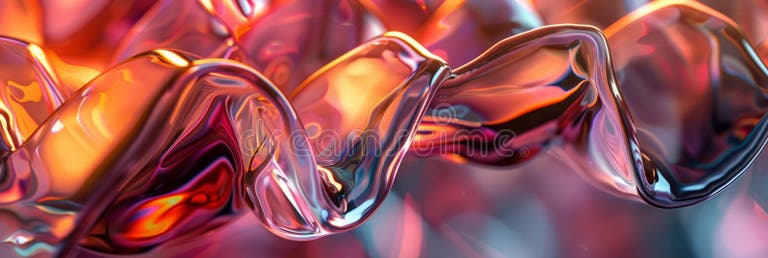 Background of Cascading Glass Shapes Dynamic Pattern of Overlapping ...