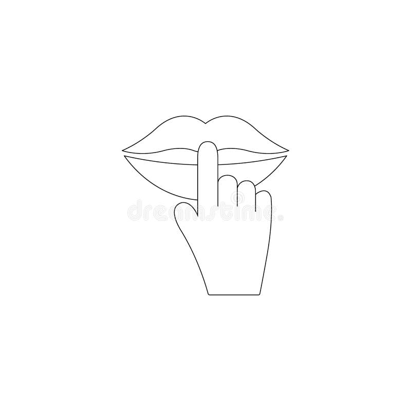 Hush Lips Stock Illustrations – 427 Hush Lips Stock Illustrations ...