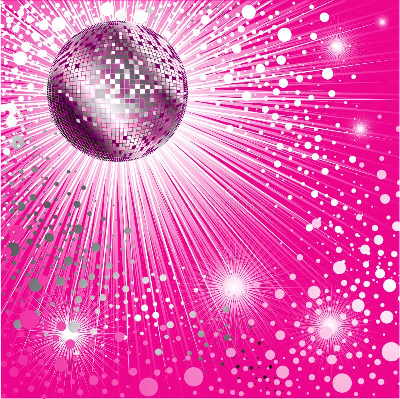 Pink Party Background stock vector. Illustration of nightclub - 8342093