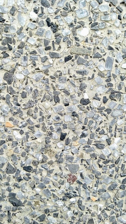 The Background of Cement is a Small Stone Pattern. Stock Photo - Image ...
