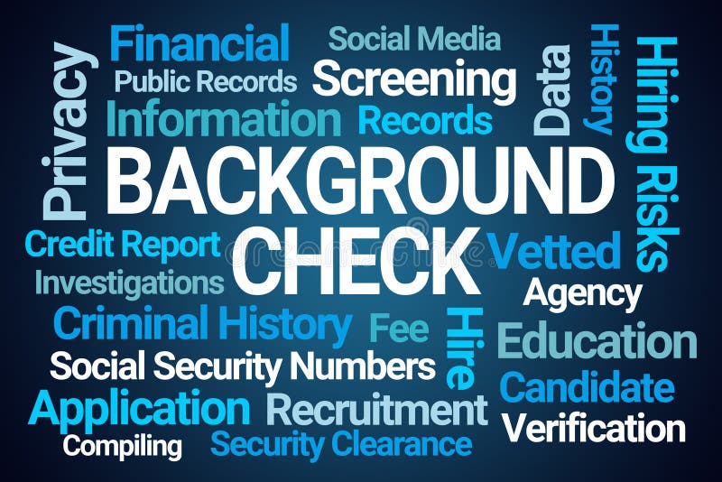 Criminal Investigation Word Cloud Blue Background Stock Illustrations ...