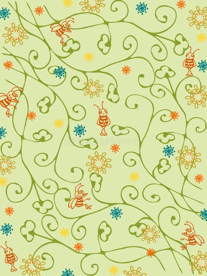 Background childish style stock vector. Illustration of stylisch - 7153861