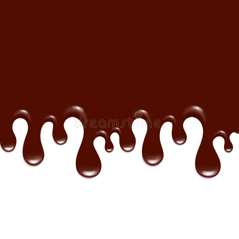 Background with Chocolate Streams Stock Vector - Illustration of ...