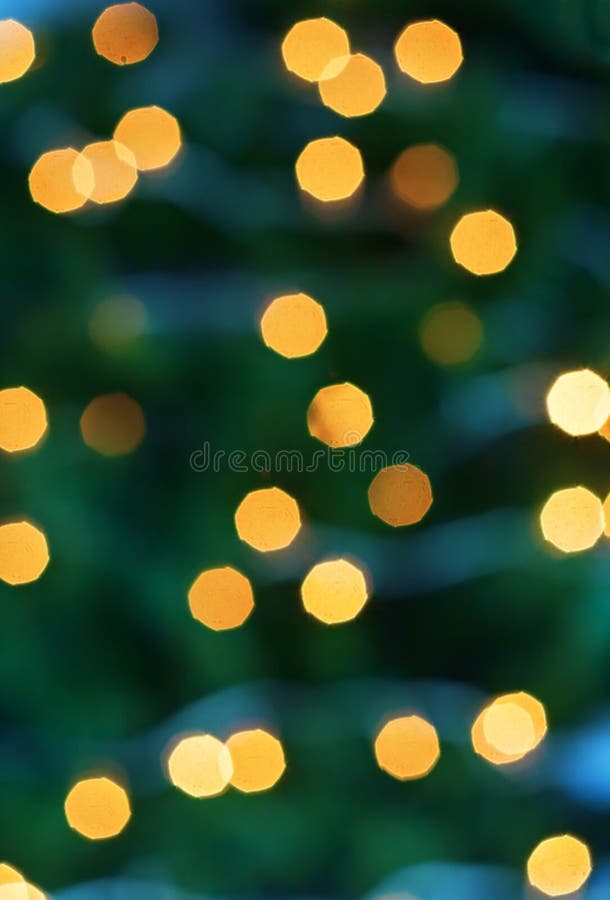 Background with Christmas Lights with Bokeh Stock Photo - Image of gold ...