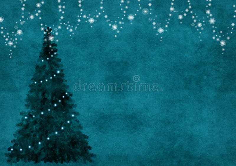 Background with Chrisymas Tree Stock Illustration - Illustration of ...