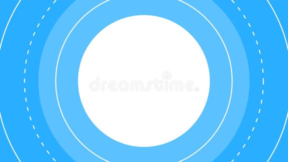 Blue and White Circle Round Concentric Dash Line Background Stock ...